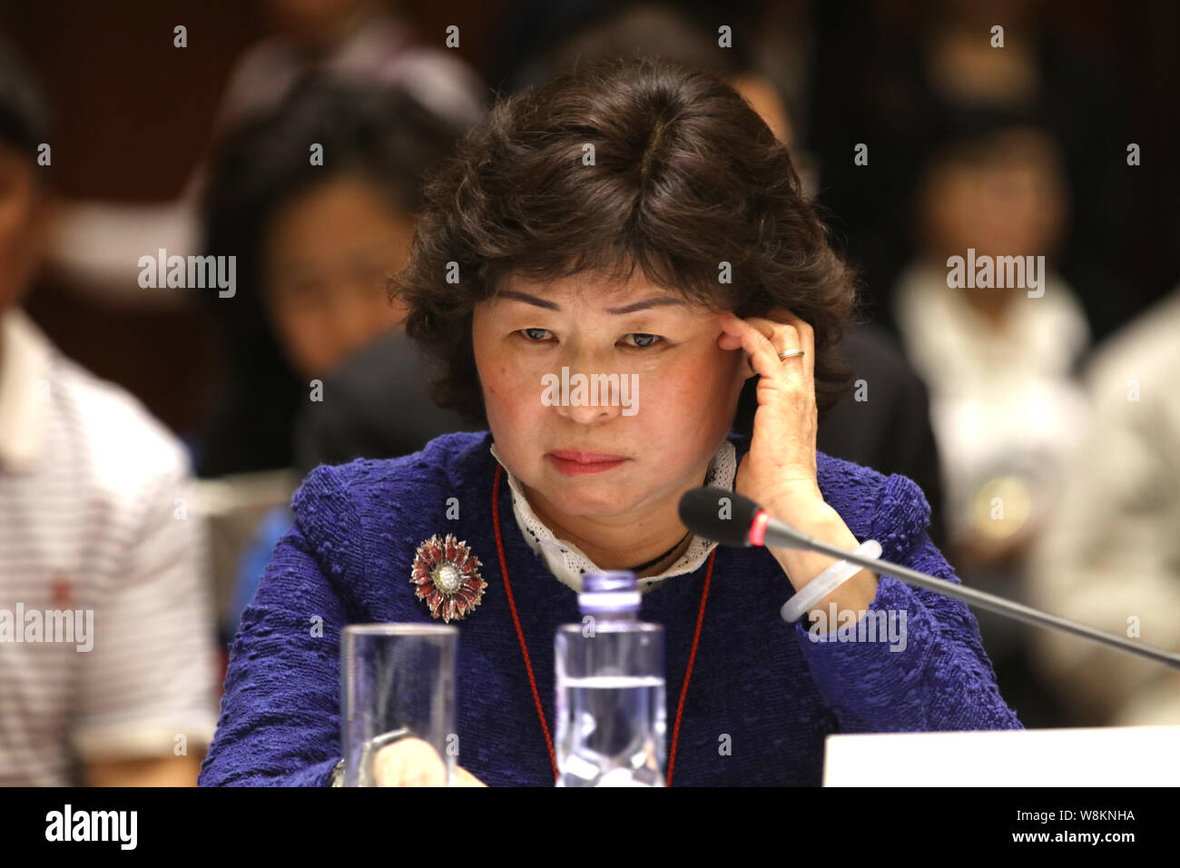 Zhang Yin (Cheung Yan), founder and CEO of Nine Dragons Paper (Holdings ...