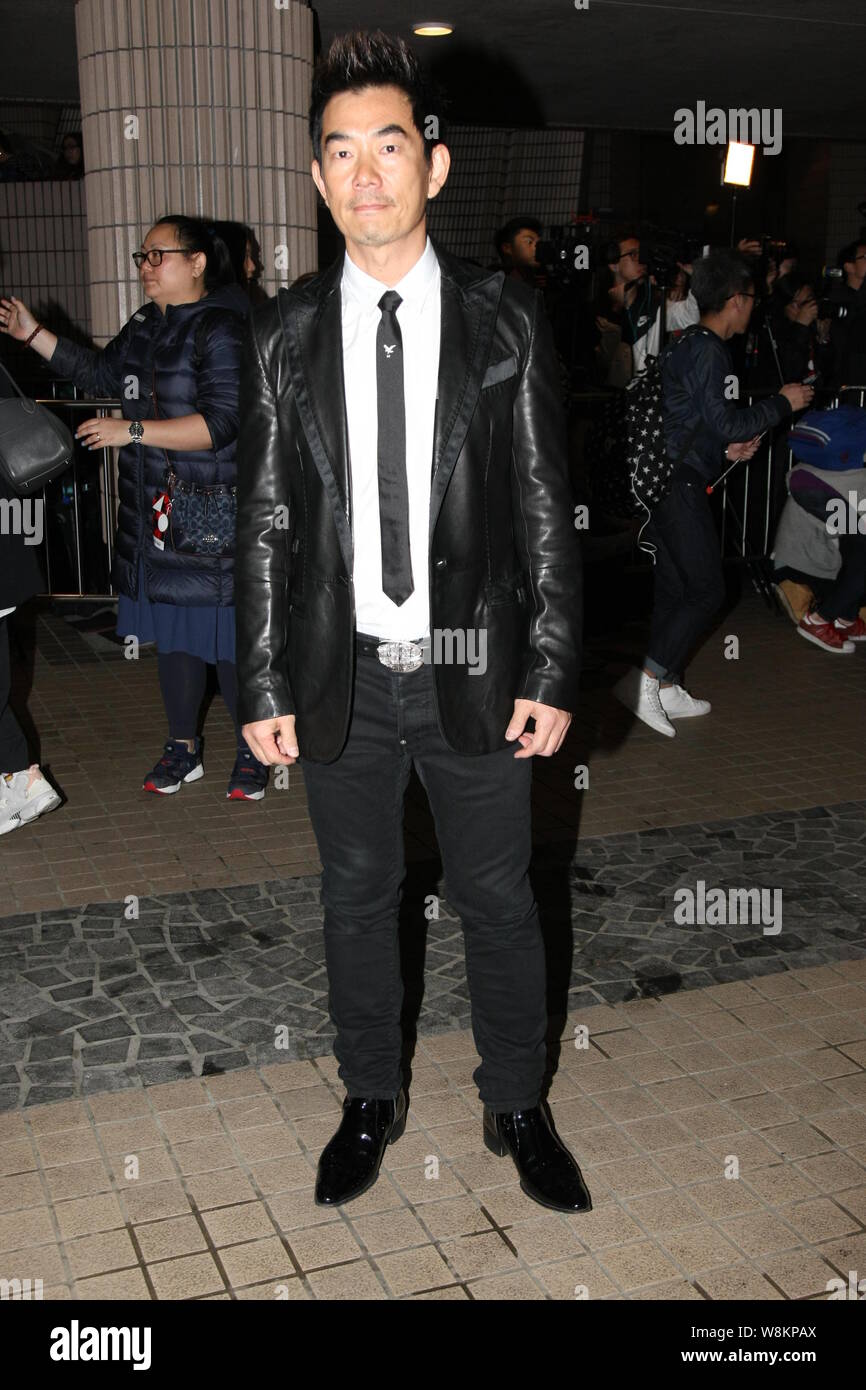 Taiwanese singer and actor Richie Jen arrives for the opening ceremony ...