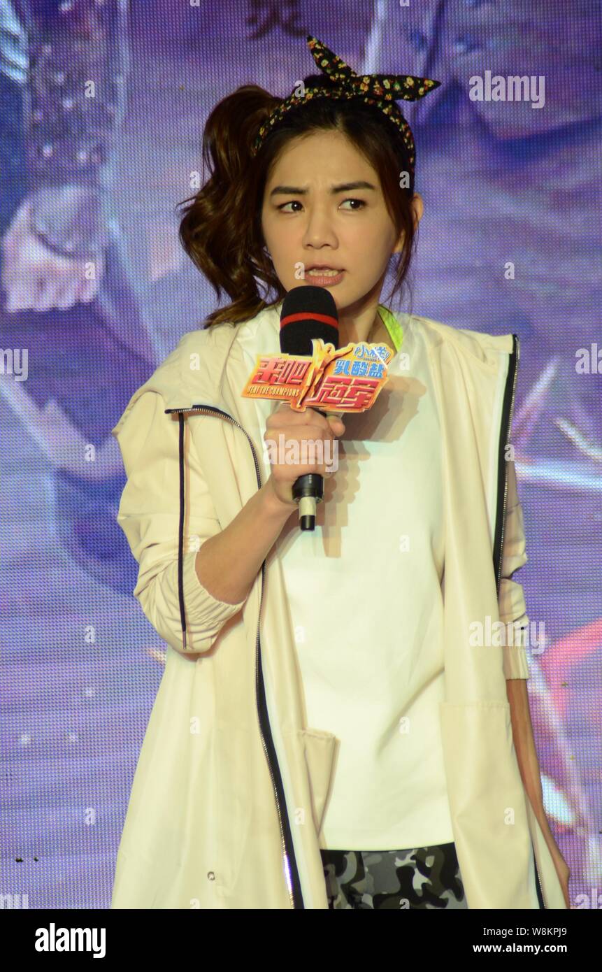 Singer and actress Ella Chen of Taiwanese pop girl group S.H.E attends ...