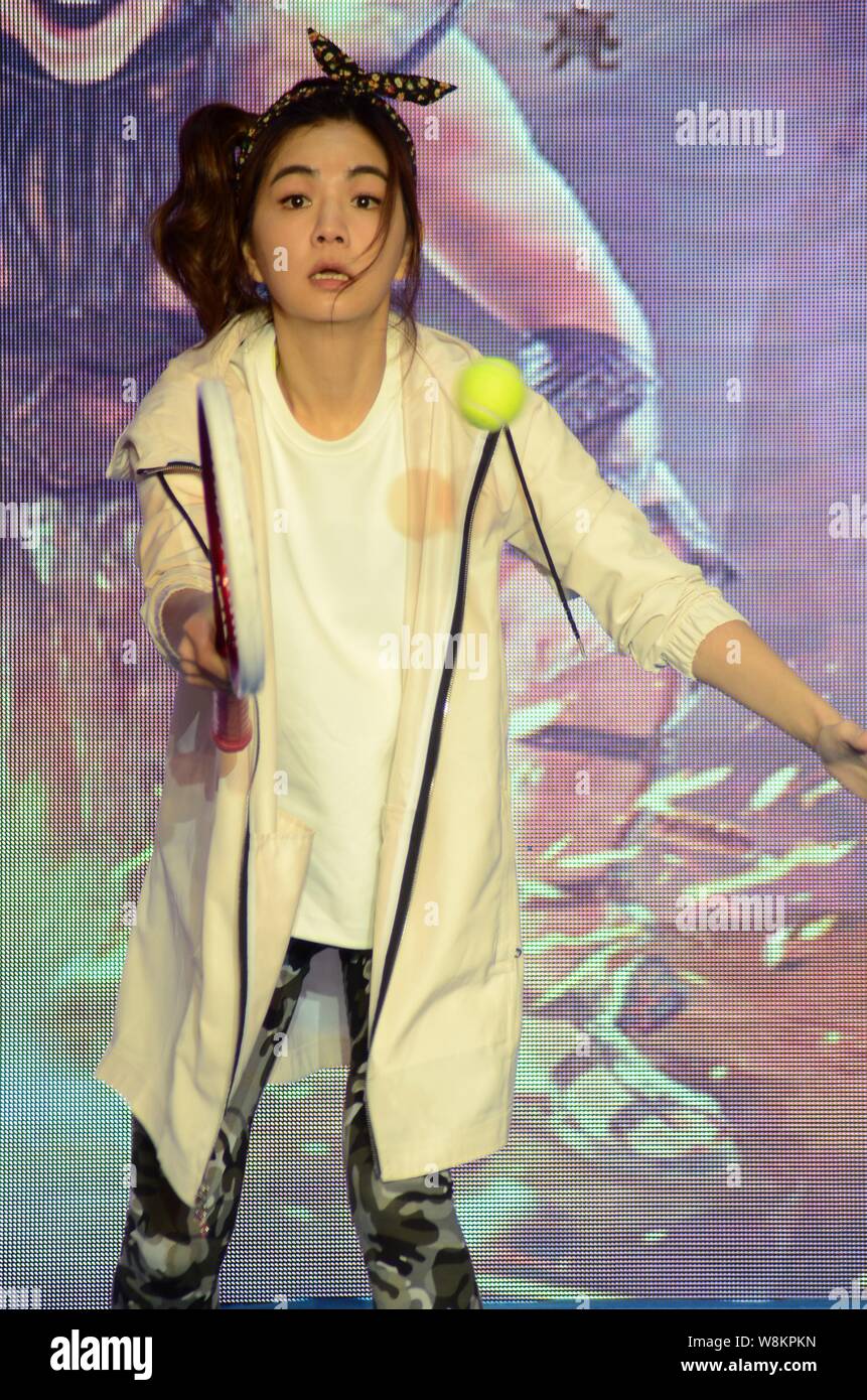 Singer and actress Ella Chen of Taiwanese pop girl group S.H.E attends ...