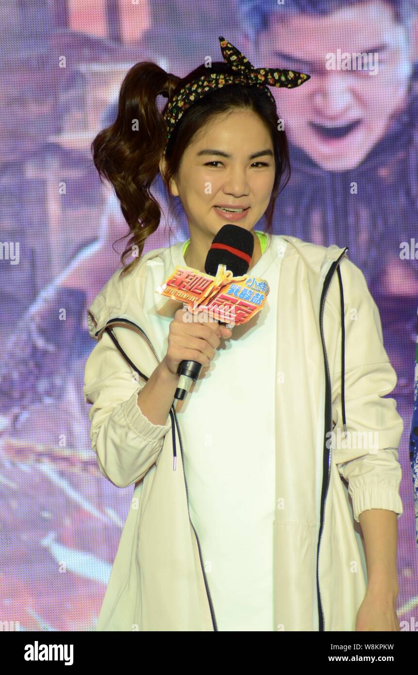 Singer and actress Ella Chen of Taiwanese pop girl group S.H.E attends ...