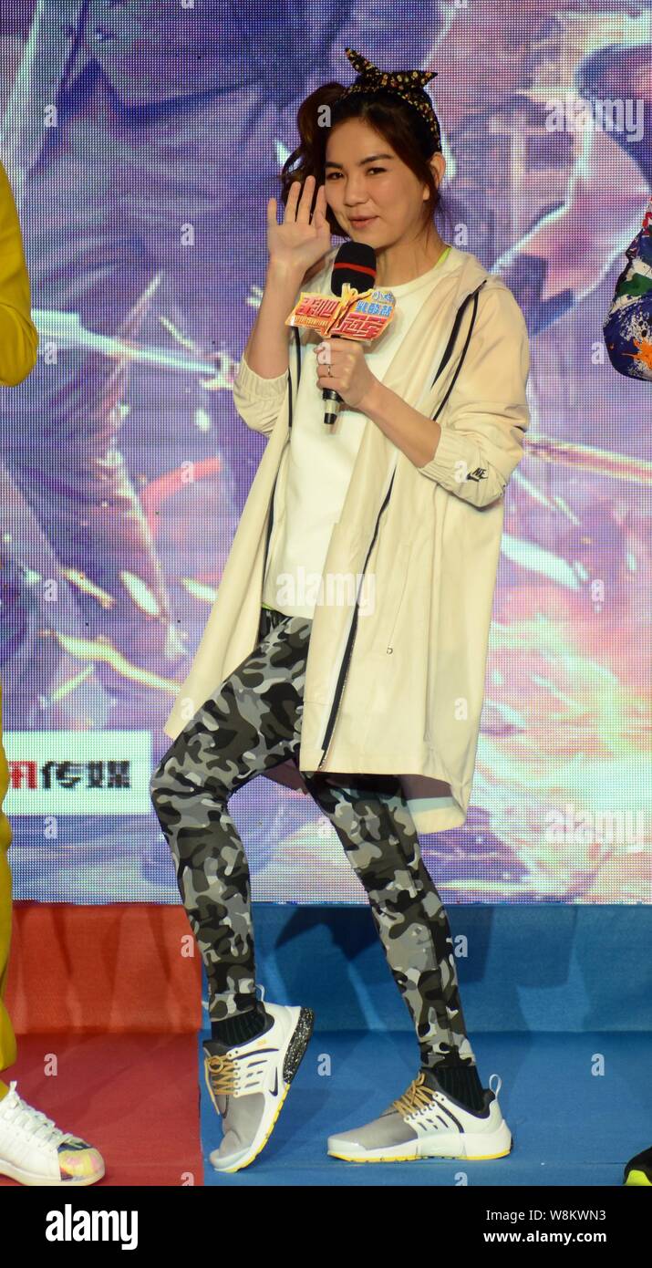 Singer and actress Ella Chen of Taiwanese pop girl group S.H.E attends ...