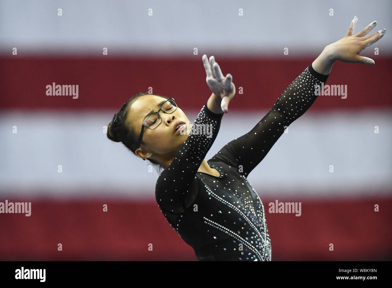 Kansas City, Missouri, USA. 9th Aug, 2019. MORGAN HURD competes on the ...