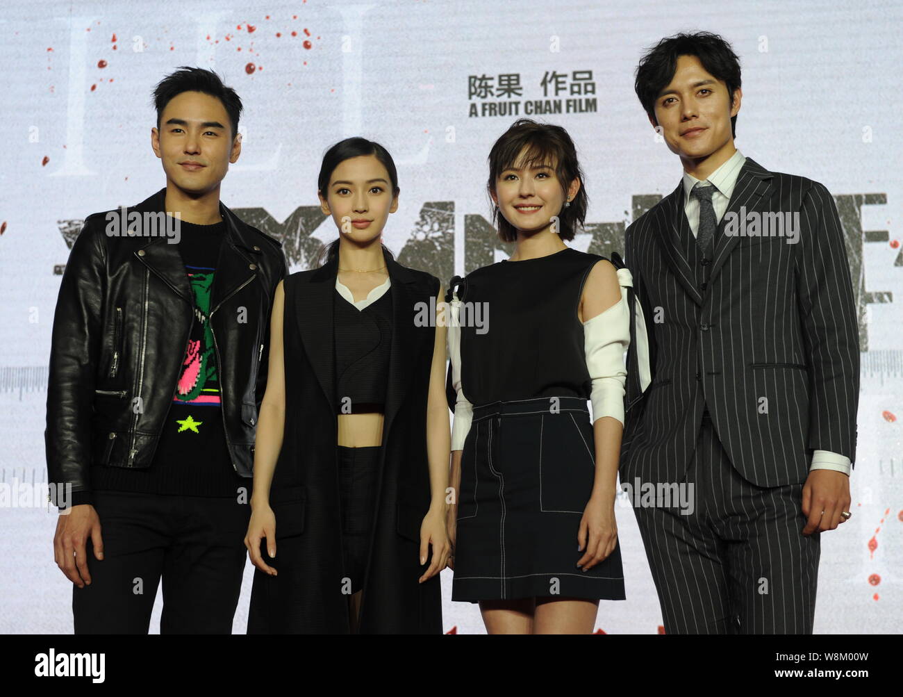 (From left) Taiwanese actor Ethan Juan, Hong Kong model and actress ...