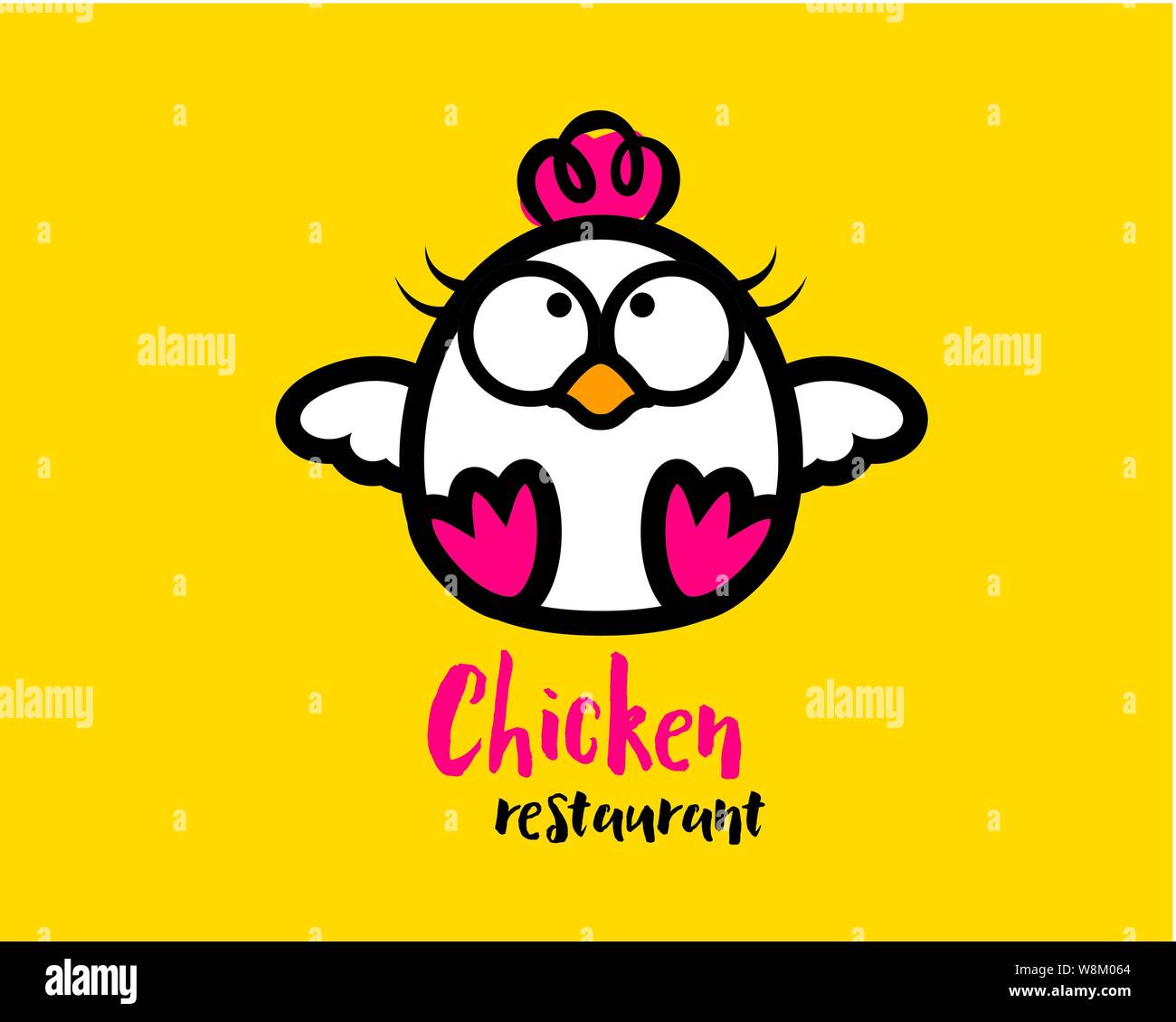 Cute Cartoon Chicken Food