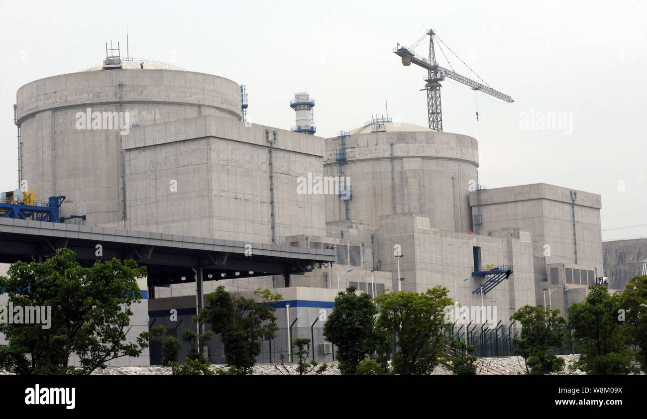--FILE--A view of nuclear reactors at the Qinshan Nuclear Power Plant ...