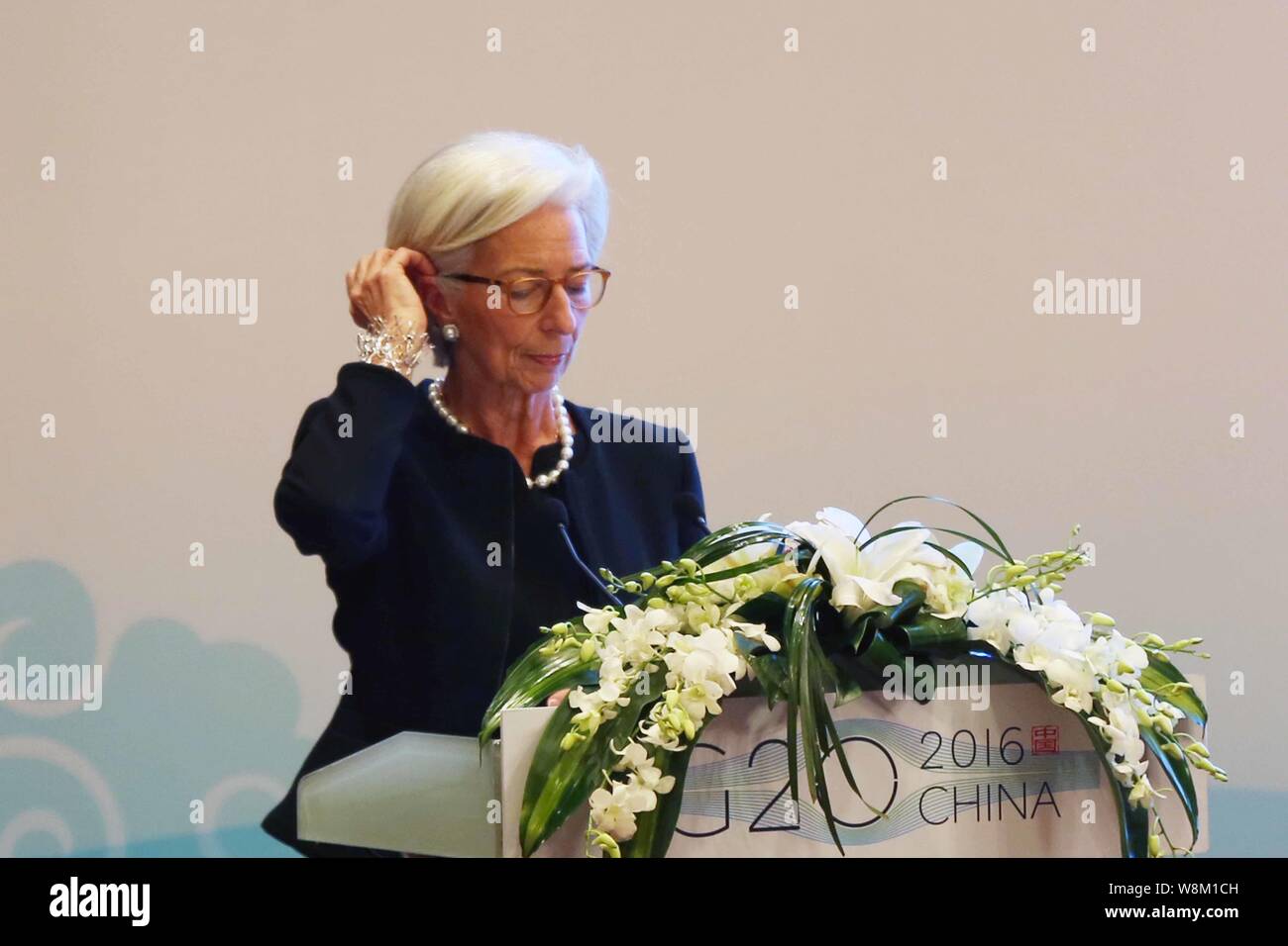 International Monetary Fund (IMF) Managing Director Christine Lagarde ...