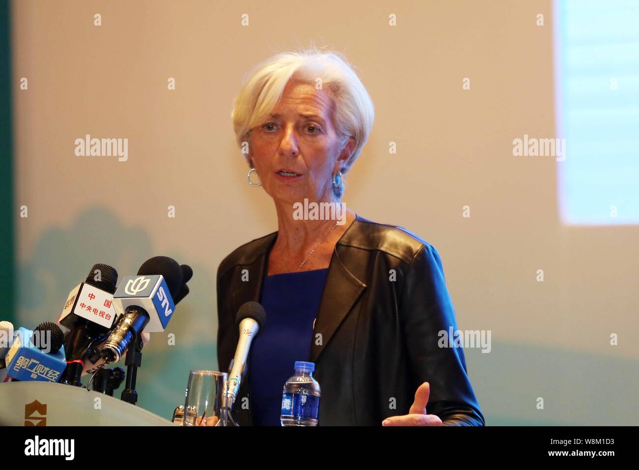 International Monetary Fund (IMF) Managing Director Christine Lagarde ...