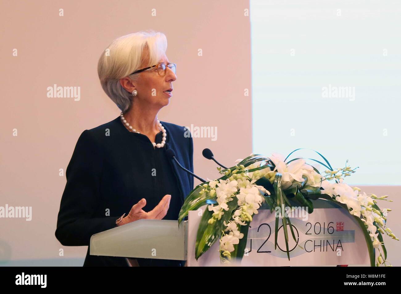 International Monetary Fund (IMF) Managing Director Christine Lagarde ...