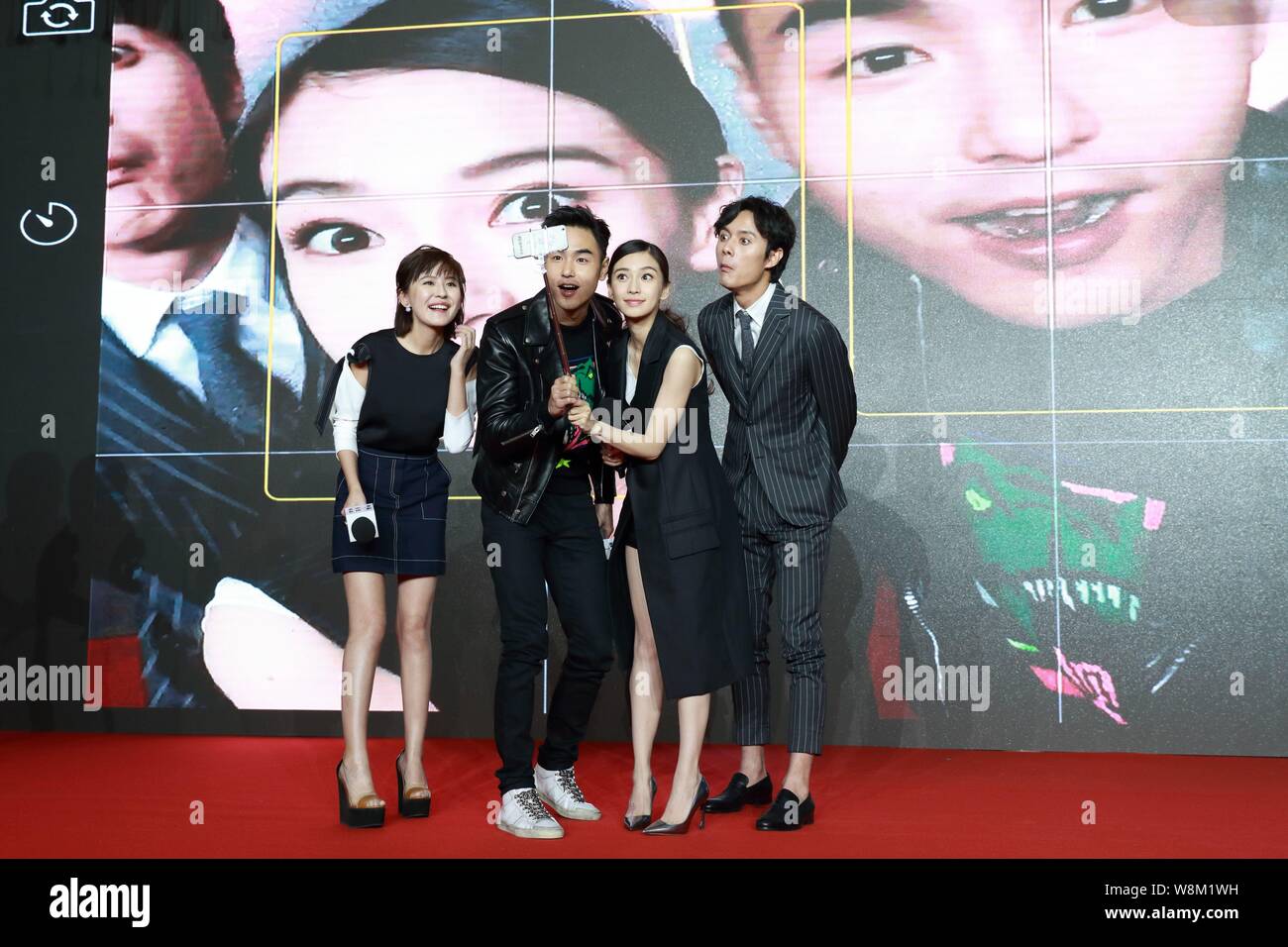 (From left) Chinese actress Rayza, Taiwanese actor Ethan Juan, Hong ...