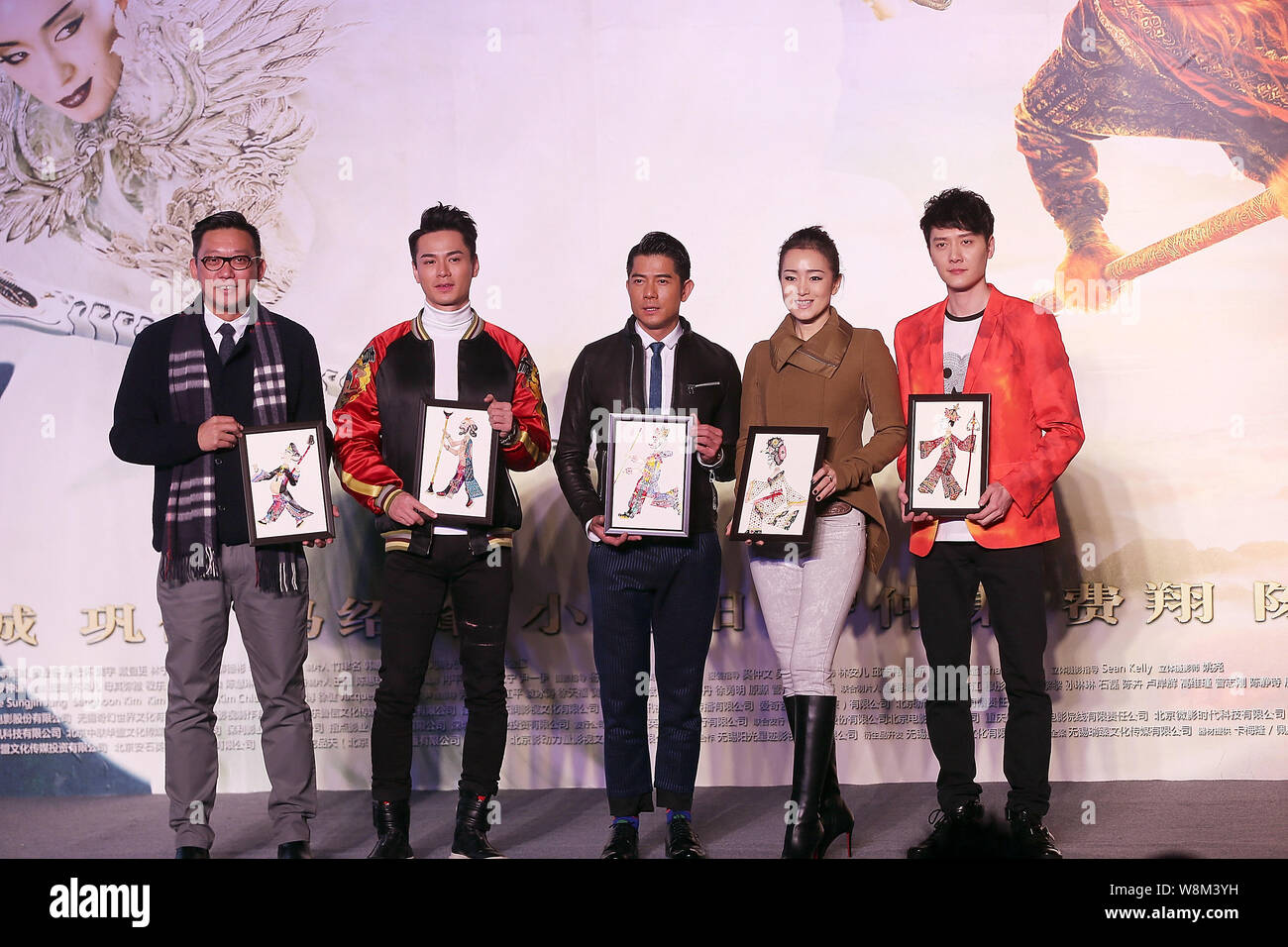 (From left) Hong Kong director Soi Cheang Pou-soi, actor Him Law or Law ...