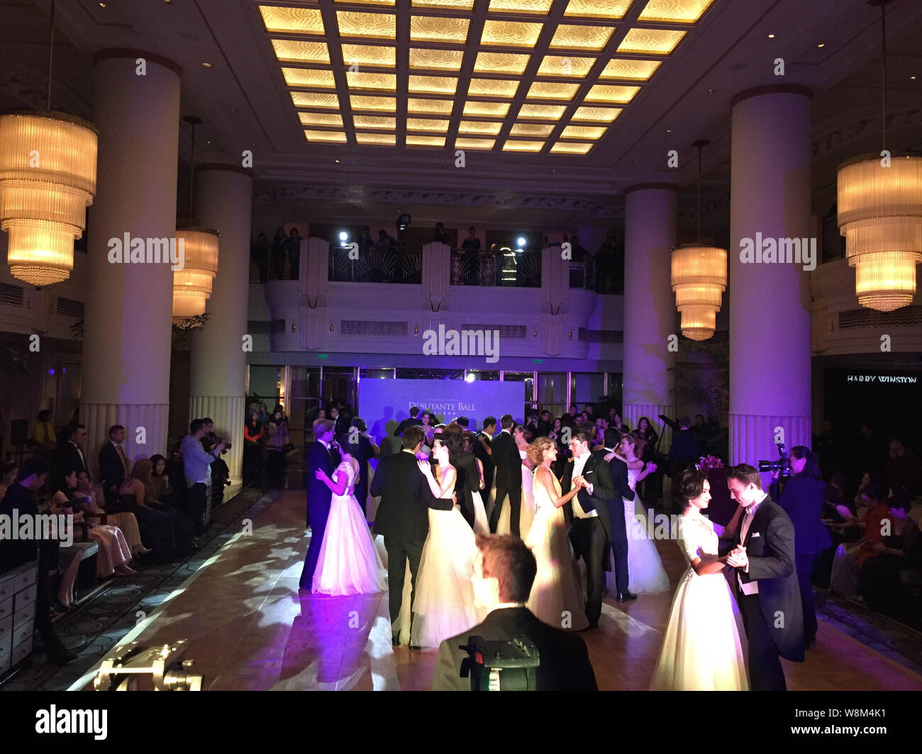 Participants dance at the 2016 Shanghai International Debutante Ball at ...