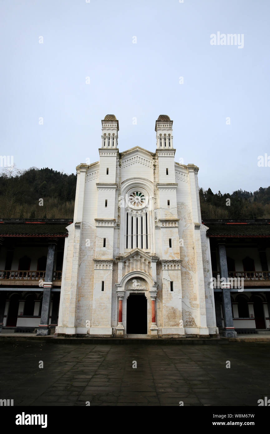 A view of the Seminarium Annuntiationis, also known as the Bailu Upper ...