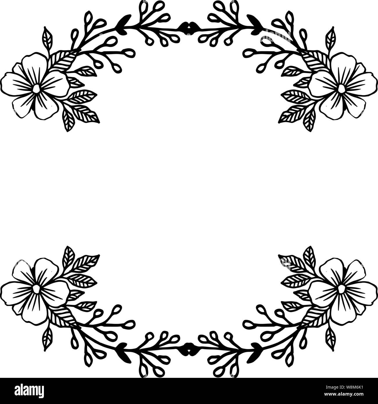 Various shape of frame, vintage wreath frame, for ornate of greeting ...