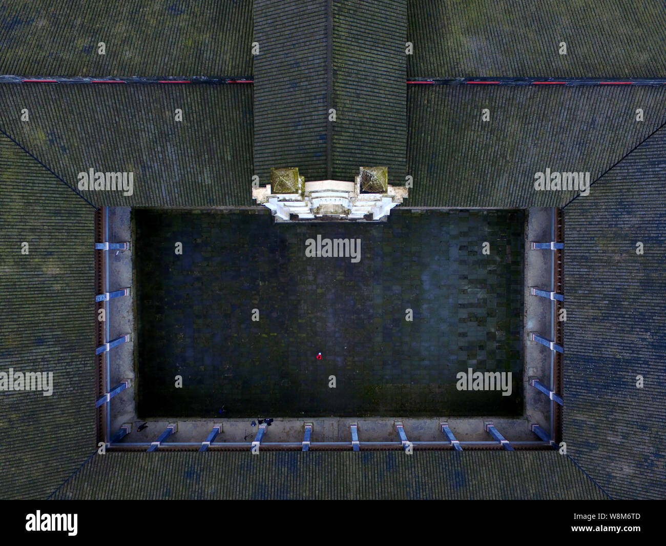An aerial view of the Seminarium Annuntiationis, also known as the ...