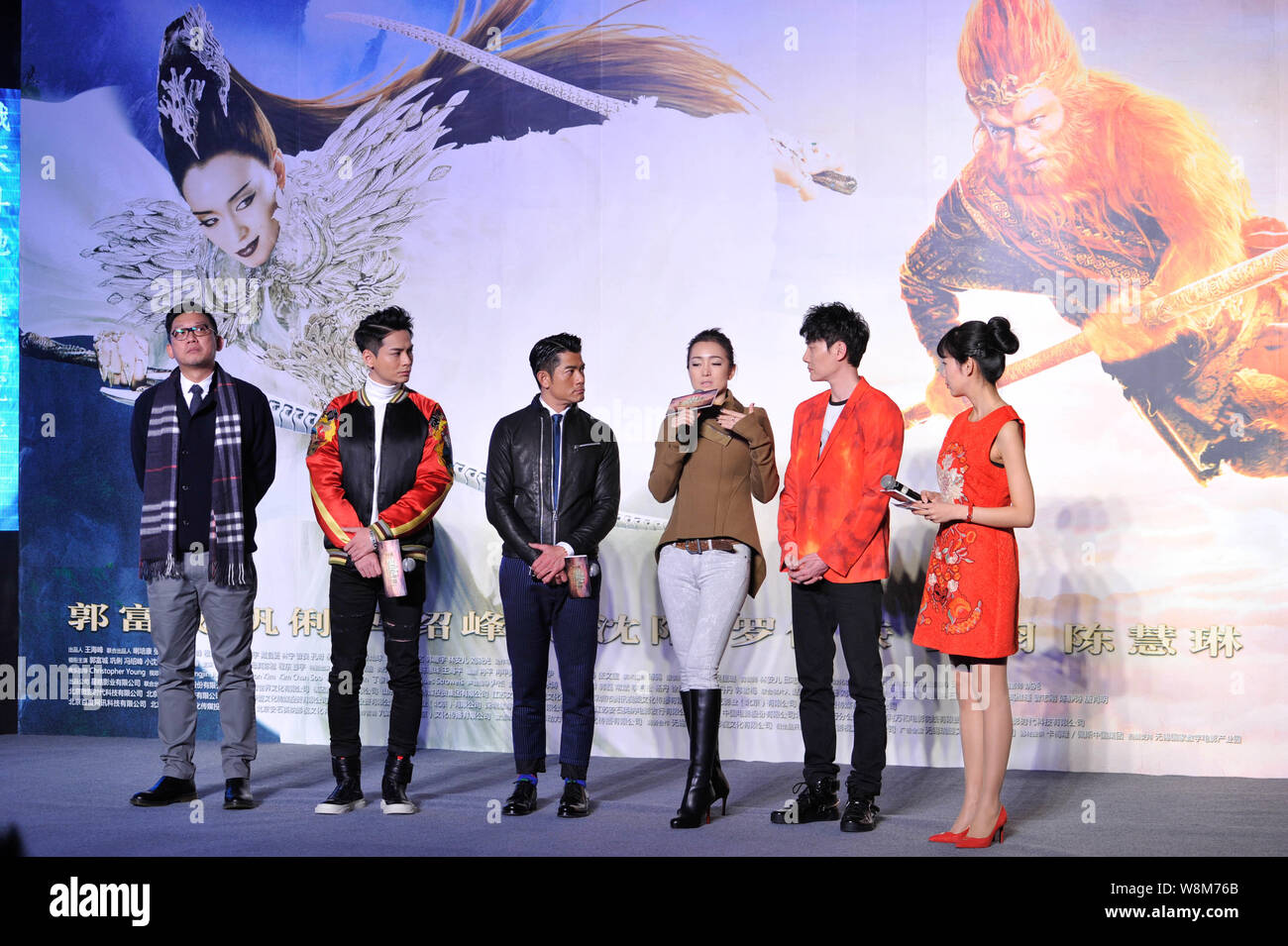 (From left) Hong Kong director Soi Cheang Pou-soi, actor Him Law or Law ...