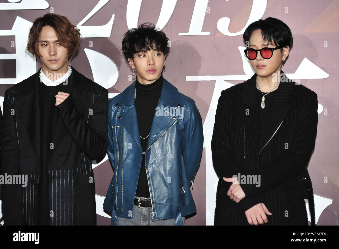 Members of South Korean boy group BEAST arrive on the red carpet for ...