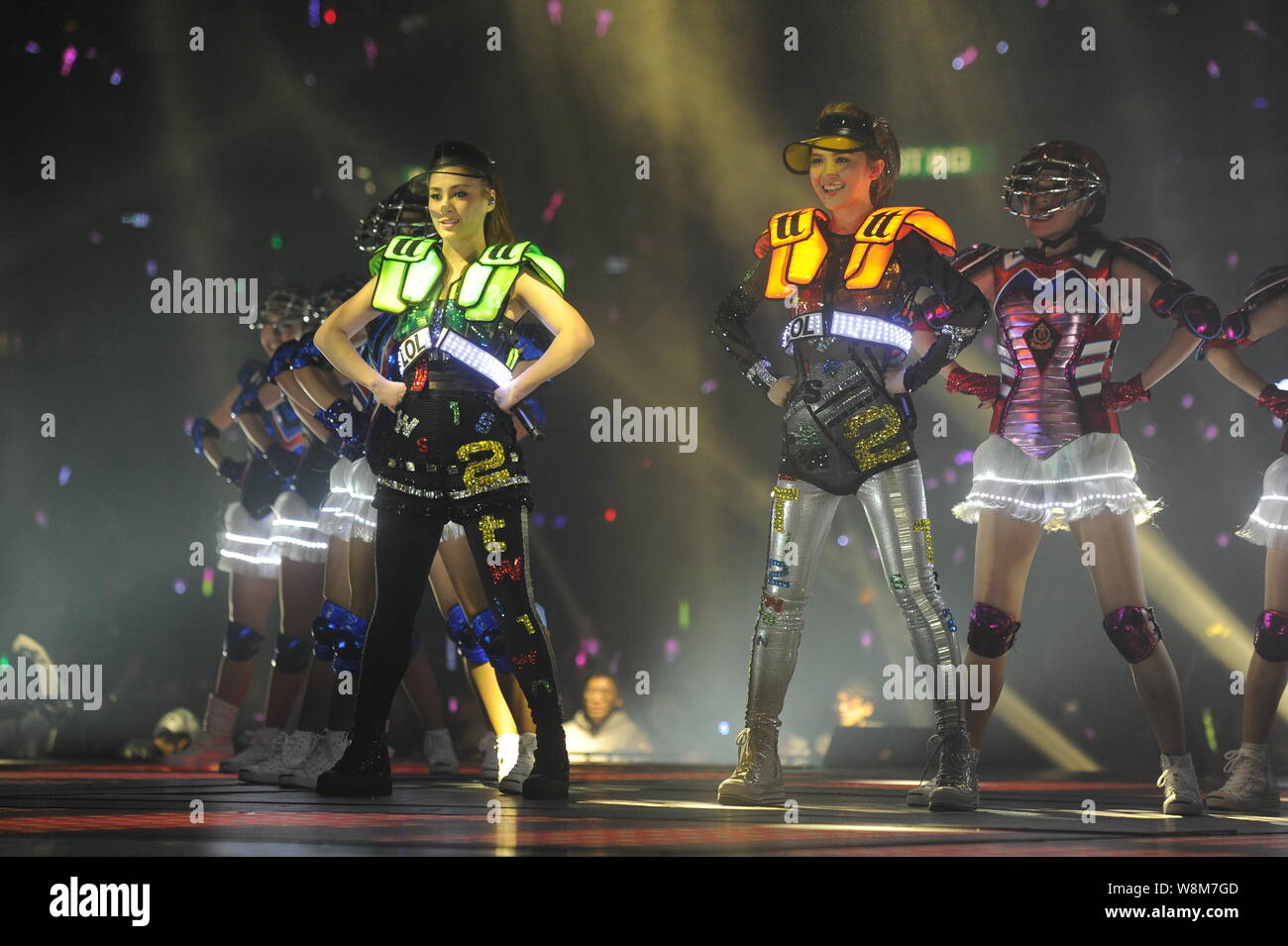 Gillian Chung, left, and Charlene Choi of Hong Kong pop duo Twins ...