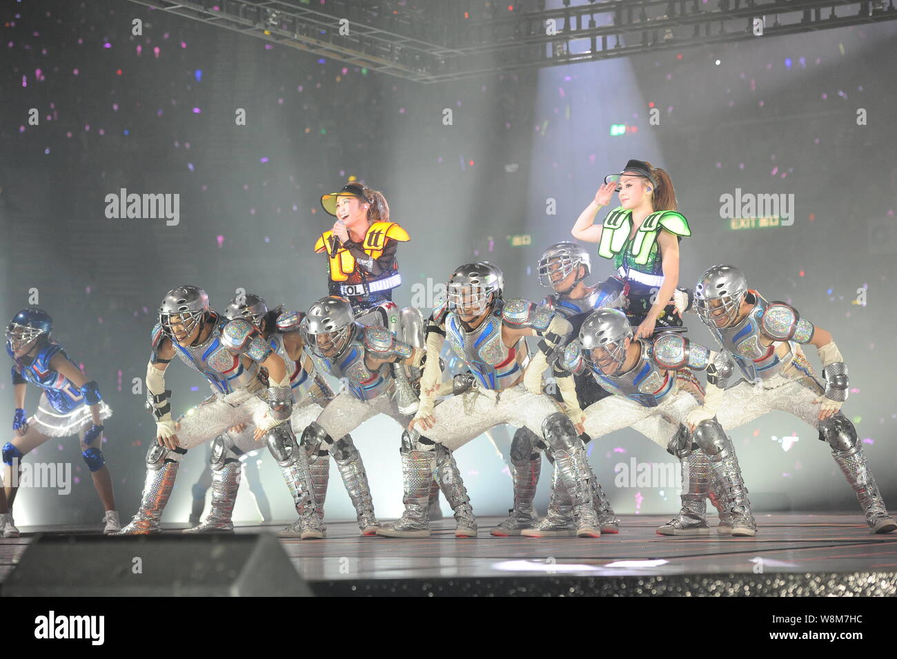 Gillian Chung, right, and Charlene Choi of Hong Kong pop duo Twins ...