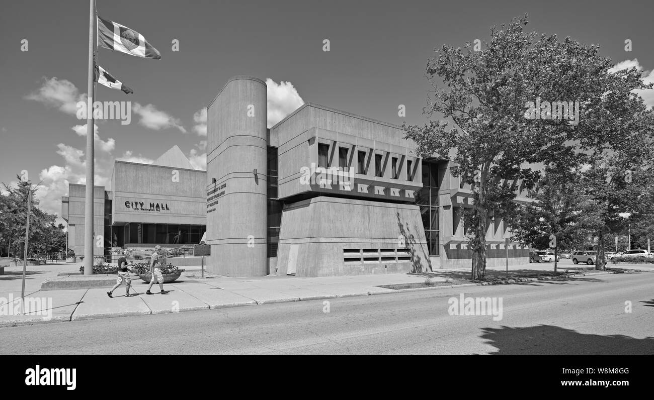 Brantford City Hall. The building is located at 100 Wellington Square ...