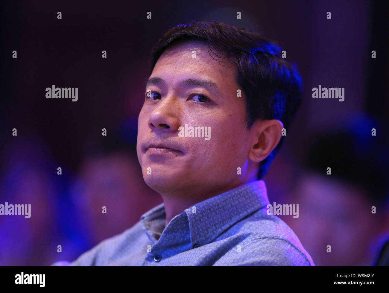 Robin Li Yanhong, Chairmand and CEO of Baidu, attends the Future Forum ...