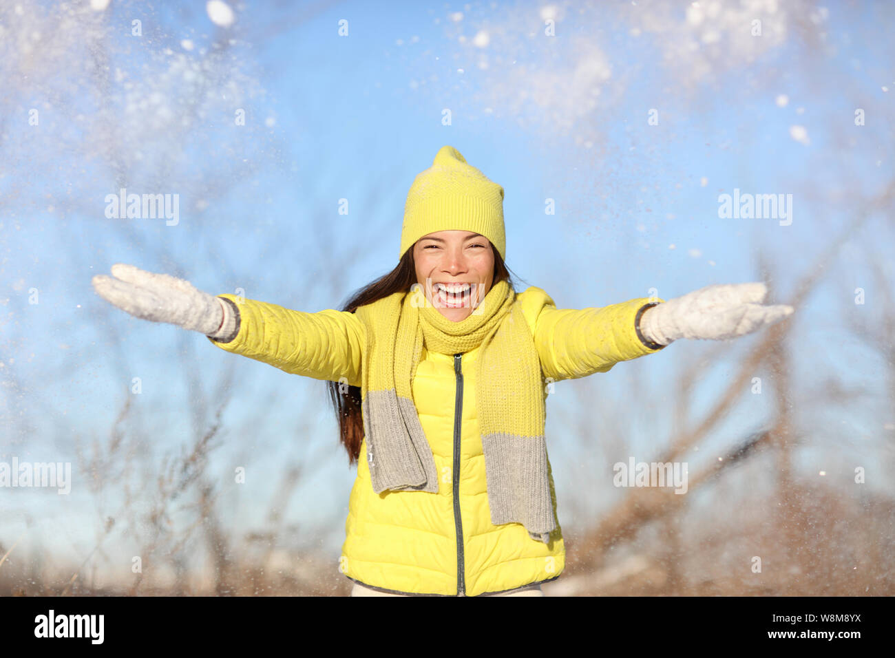 Throwing arms up hi-res stock photography and images - Alamy