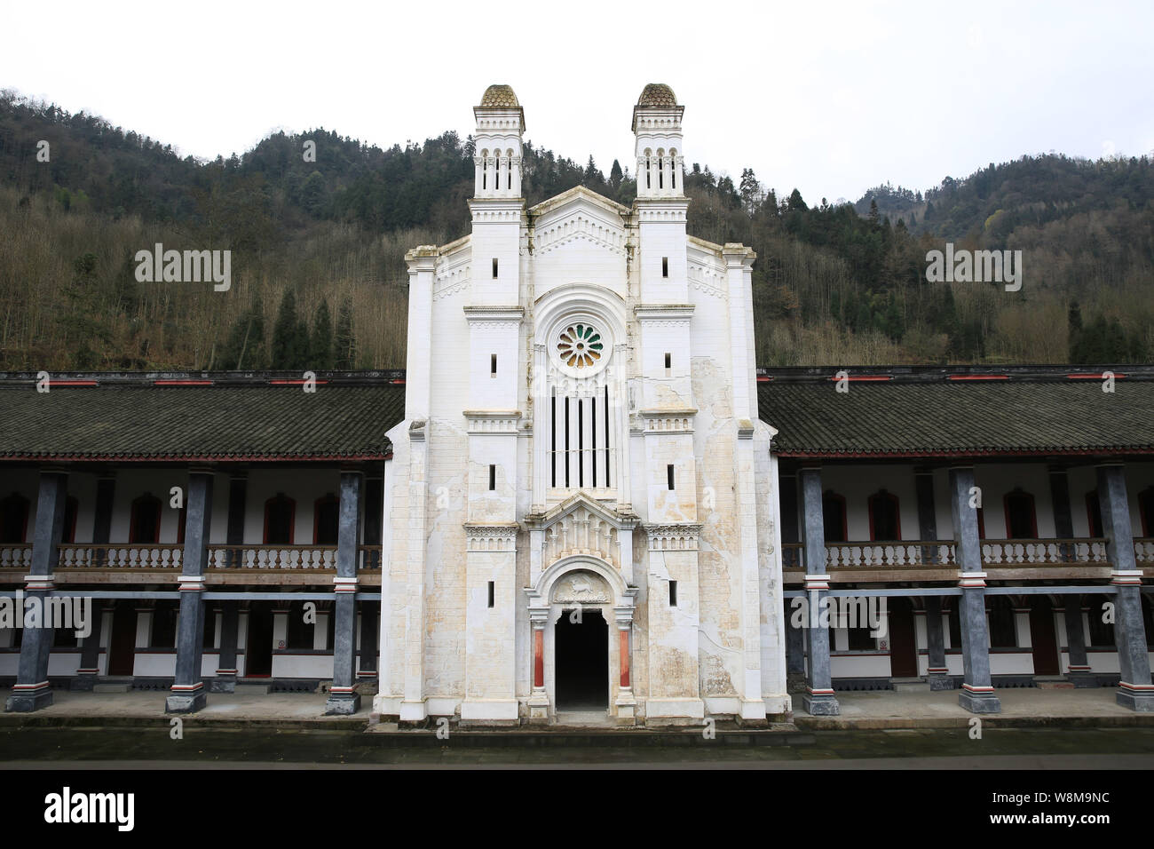 A view of the Seminarium Annuntiationis, also known as the Bailu Upper ...