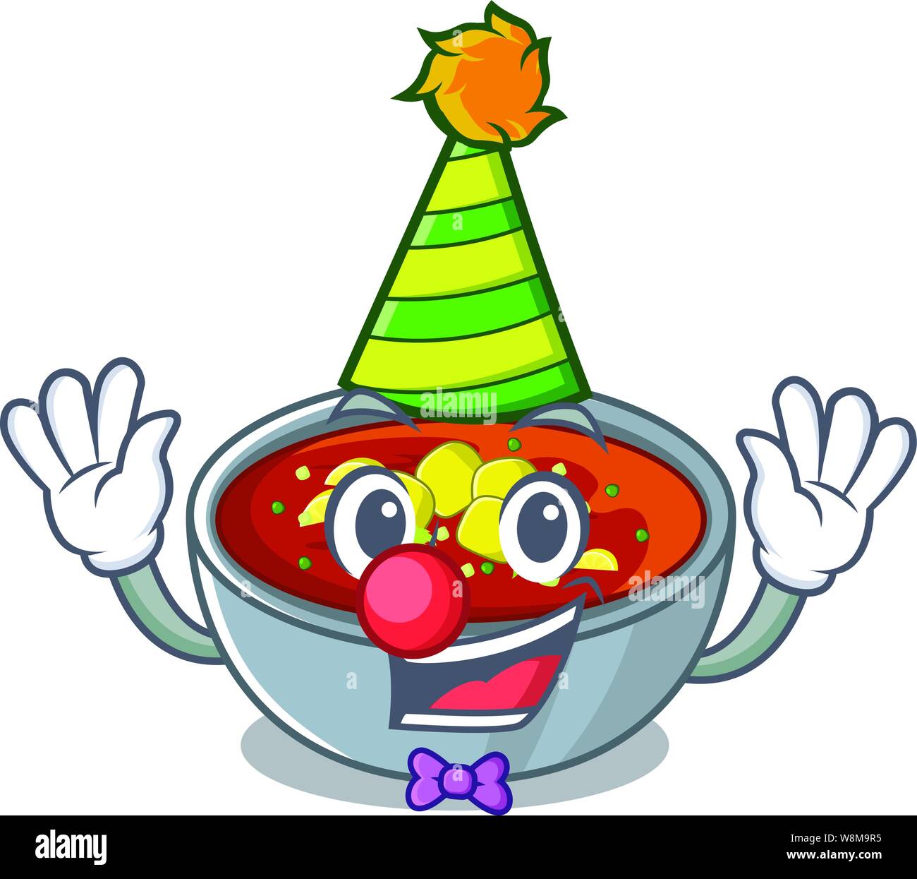 Spanish traditional soup gazpacho Stock Vector Images - Alamy