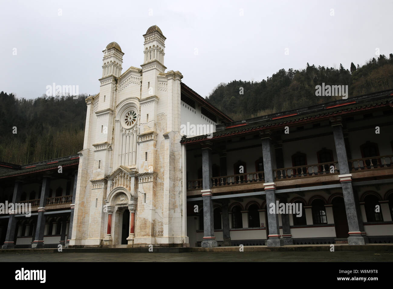 A view of the Seminarium Annuntiationis, also known as the Bailu Upper ...