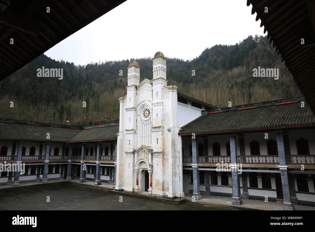 A view of the Seminarium Annuntiationis, also known as the Bailu Upper ...