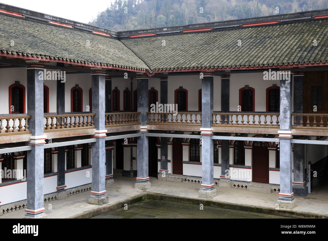 A view of the Seminarium Annuntiationis, also known as the Bailu Upper ...