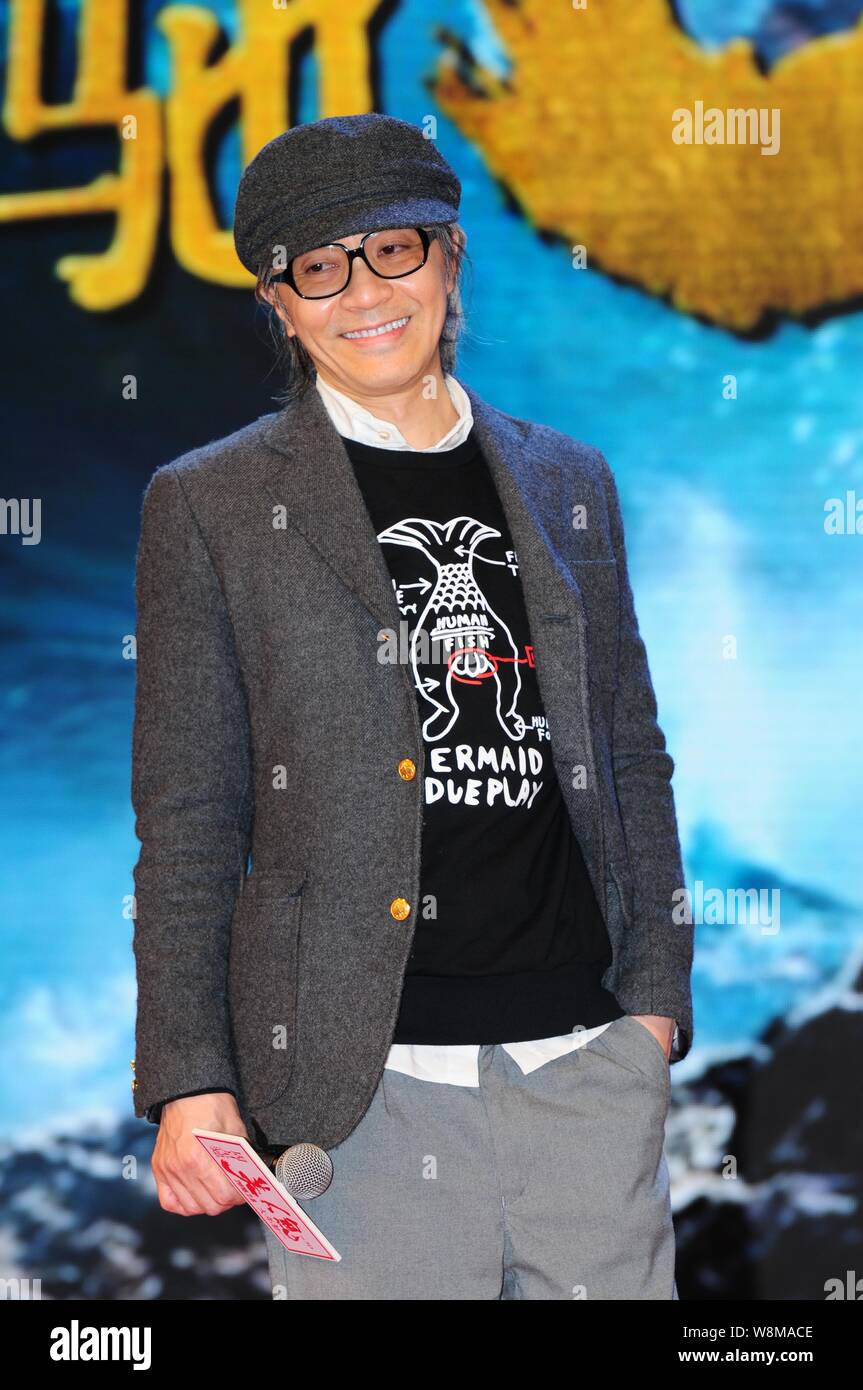 Hong Kong director Stephen Chow attends a press conference for his ...