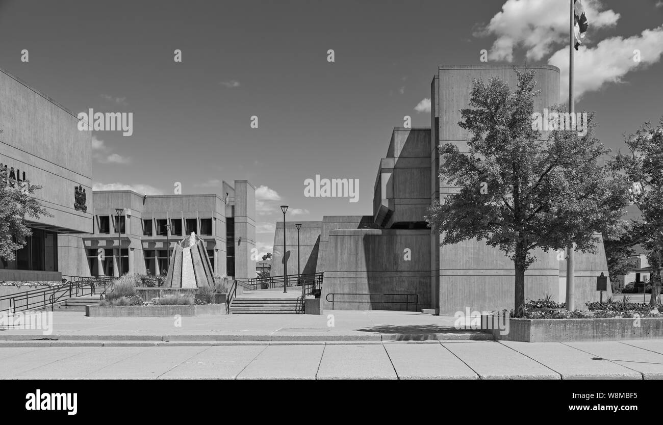 Brantford City Hall. The building is located at 100 Wellington Square ...