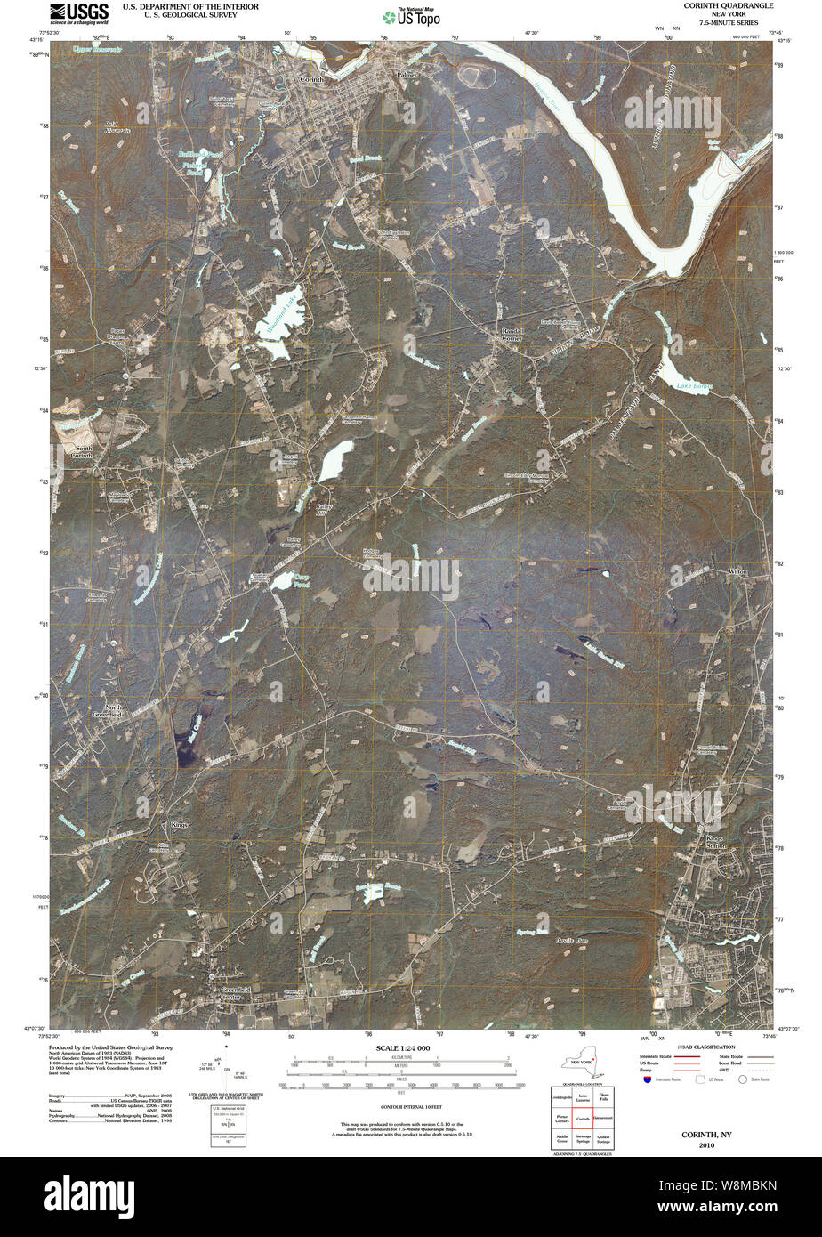 This image map depicts geographic features on the surface of the earth ...