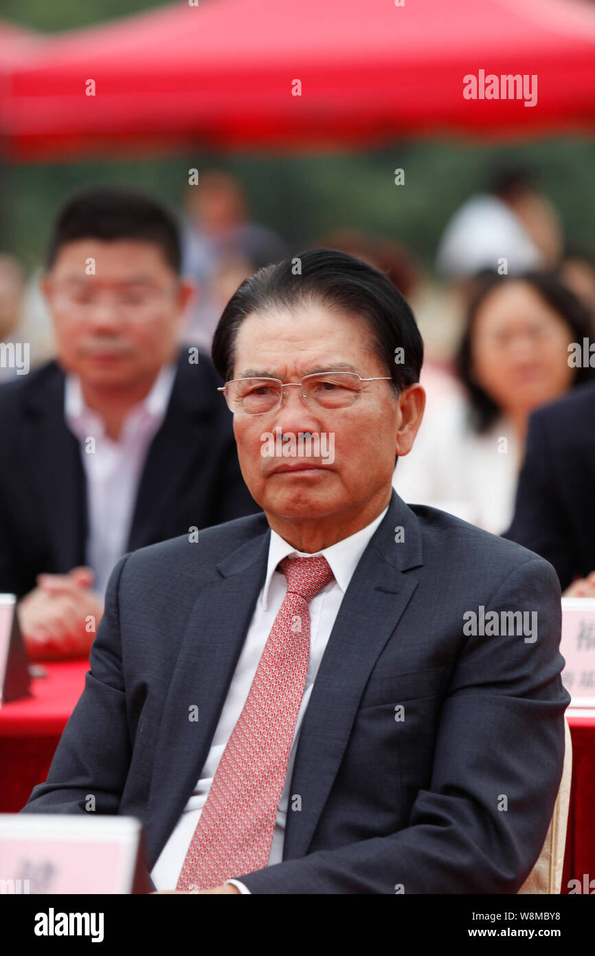 --FILE--He Xiangjian, Chairman and CEO of Midea Group, attends a ...