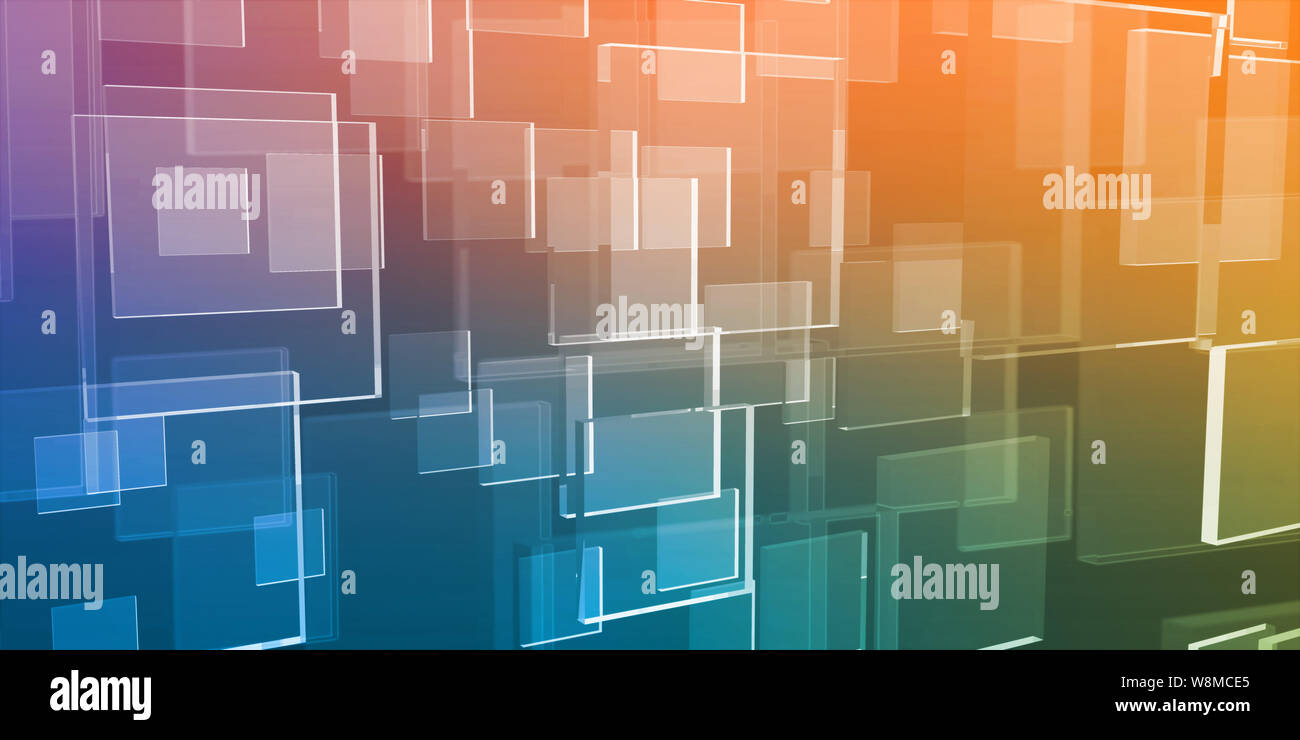 Technology Abstract as a Concept Background Art Stock Photo - Alamy