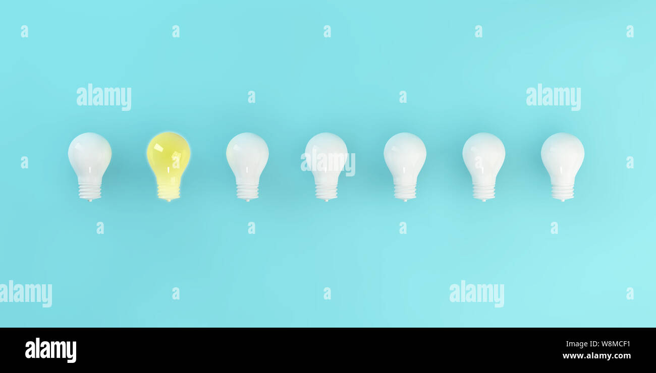 Row of light bulbs hi-res stock photography and images - Alamy