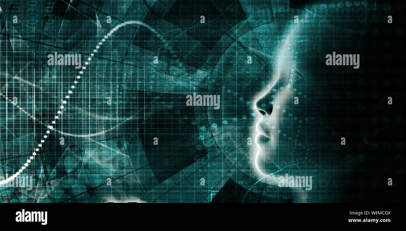 Biotechnology of the Future Abstract as Art Stock Photo - Alamy