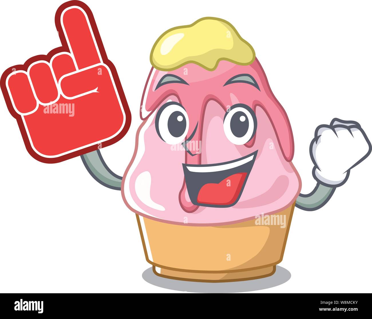 Finger cartoon sweet milk hi-res stock photography and images - Alamy