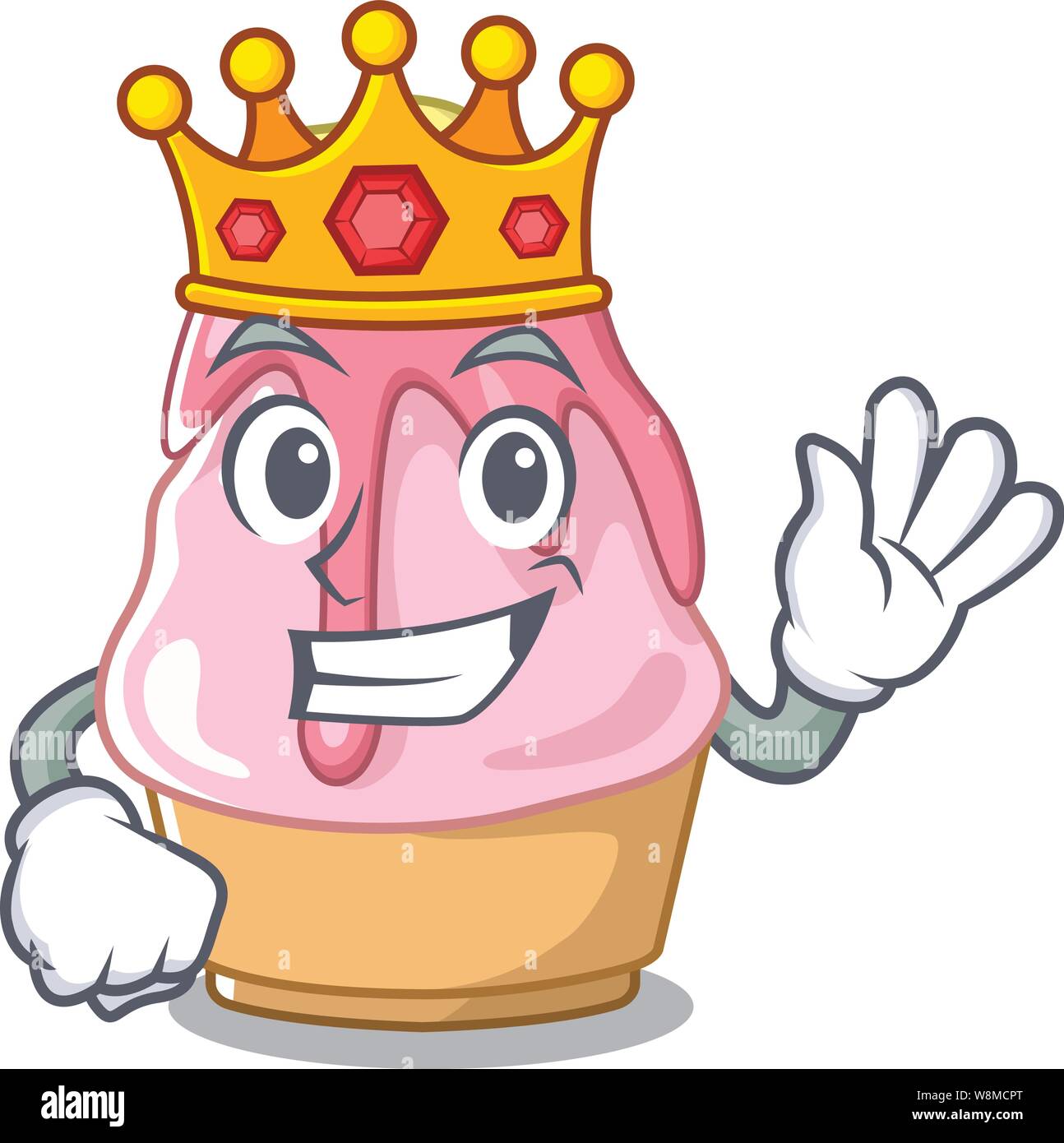 King kakigori isolated with in the cartoon Stock Vector Image & Art - Alamy