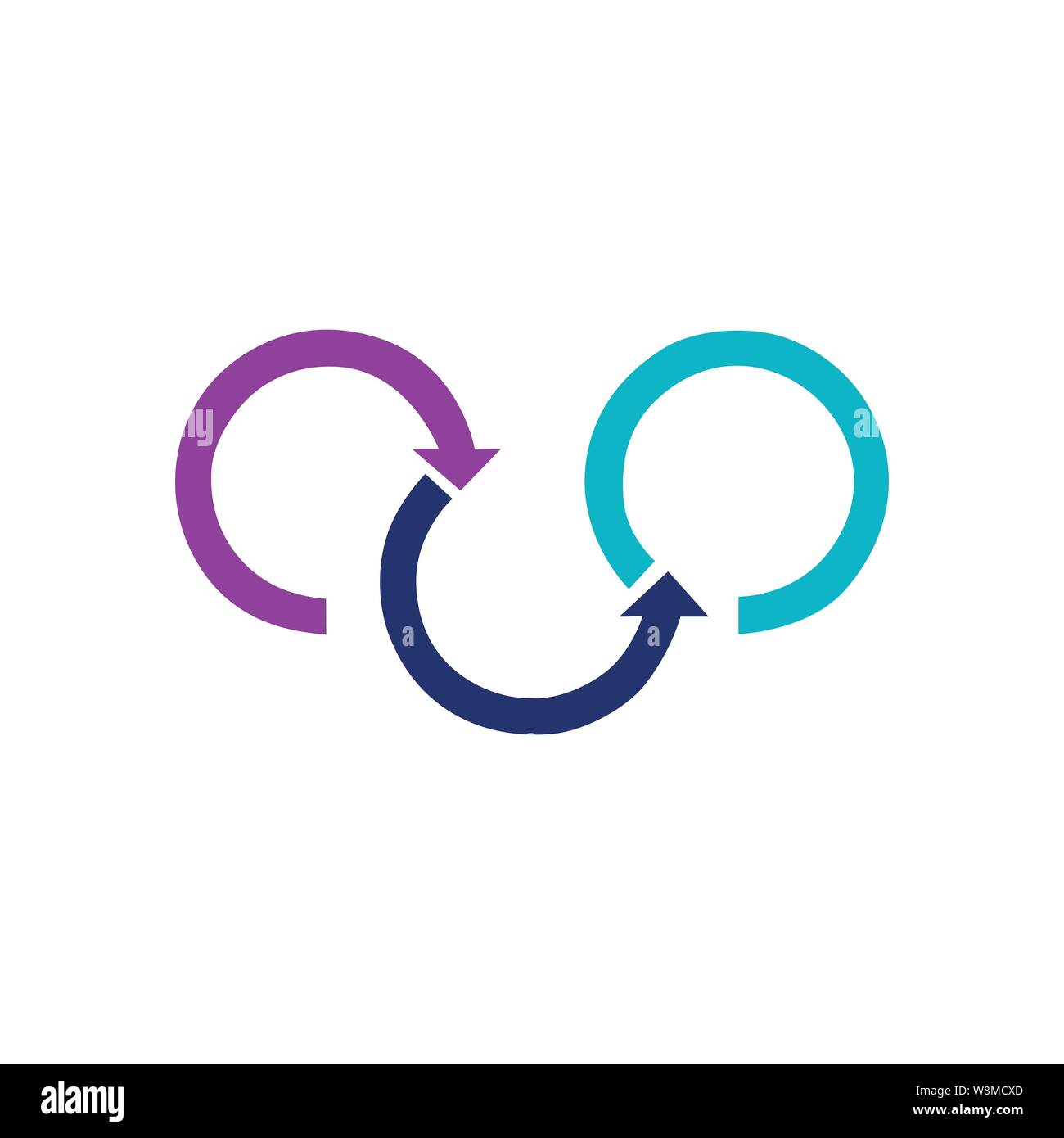 Circular Arrow Diagram Template