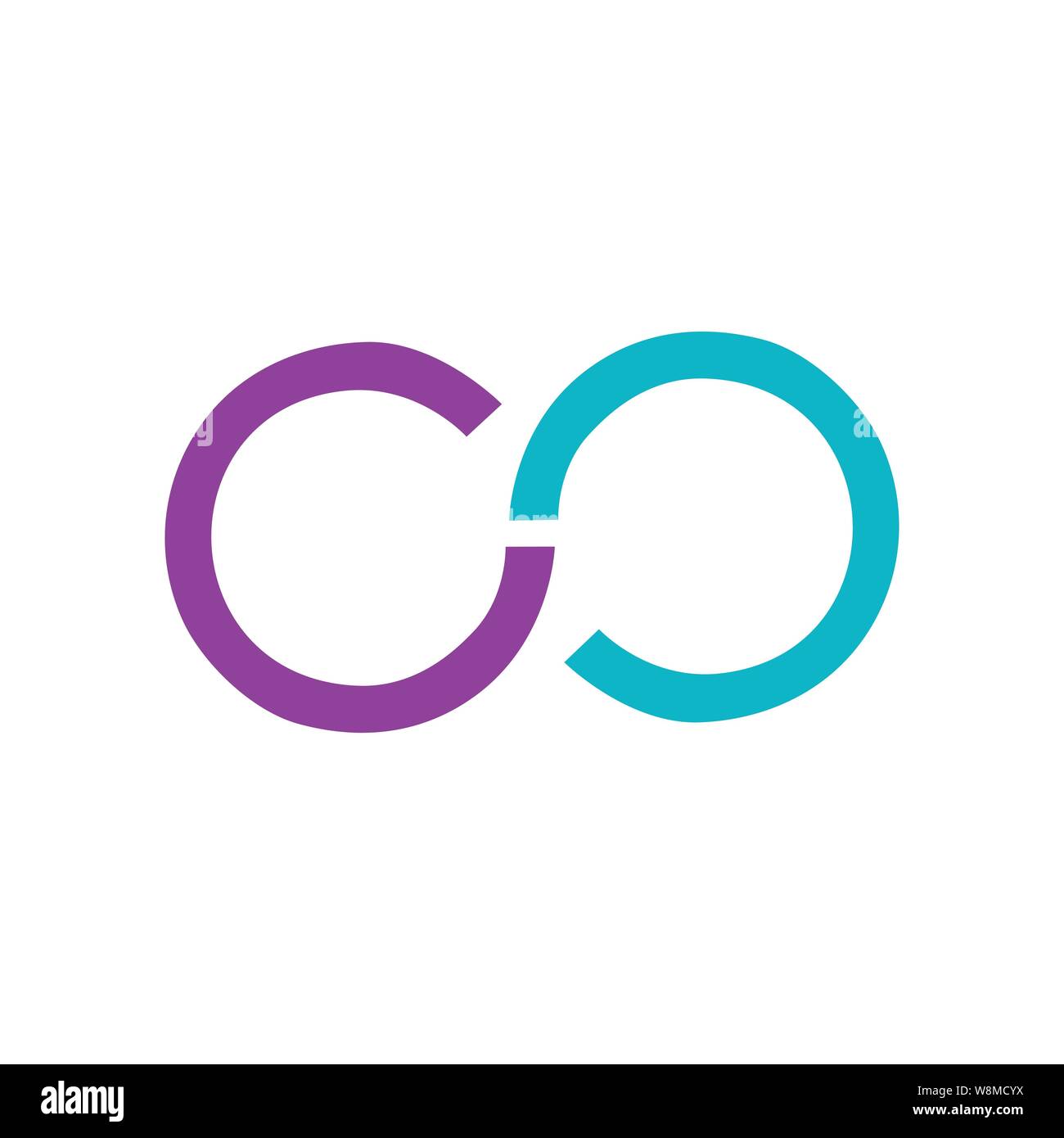 Blue Infinity Vector Logo Template Illustration Design. Vector ...