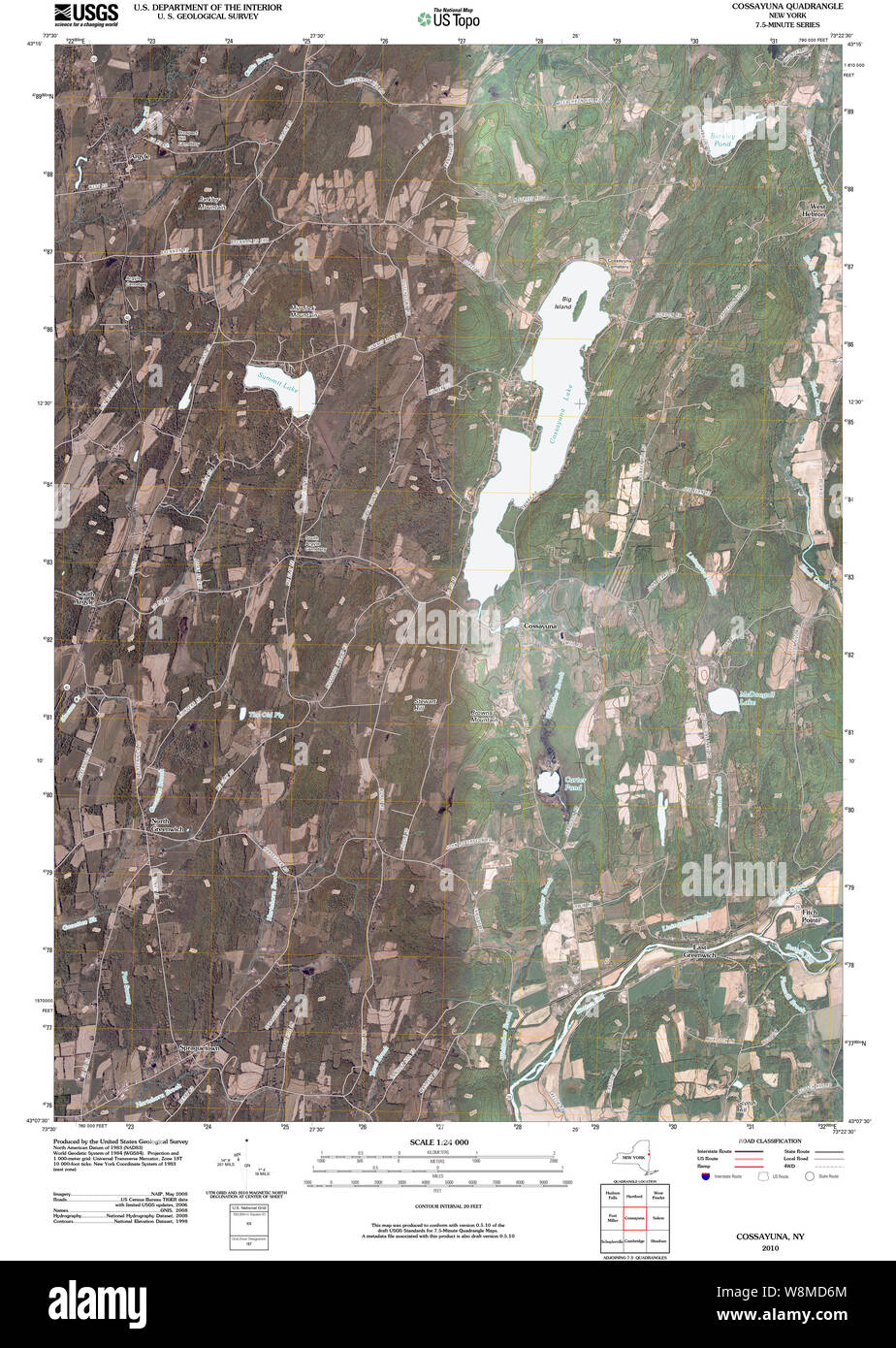 This image map depicts geographic features on the surface of the earth ...
