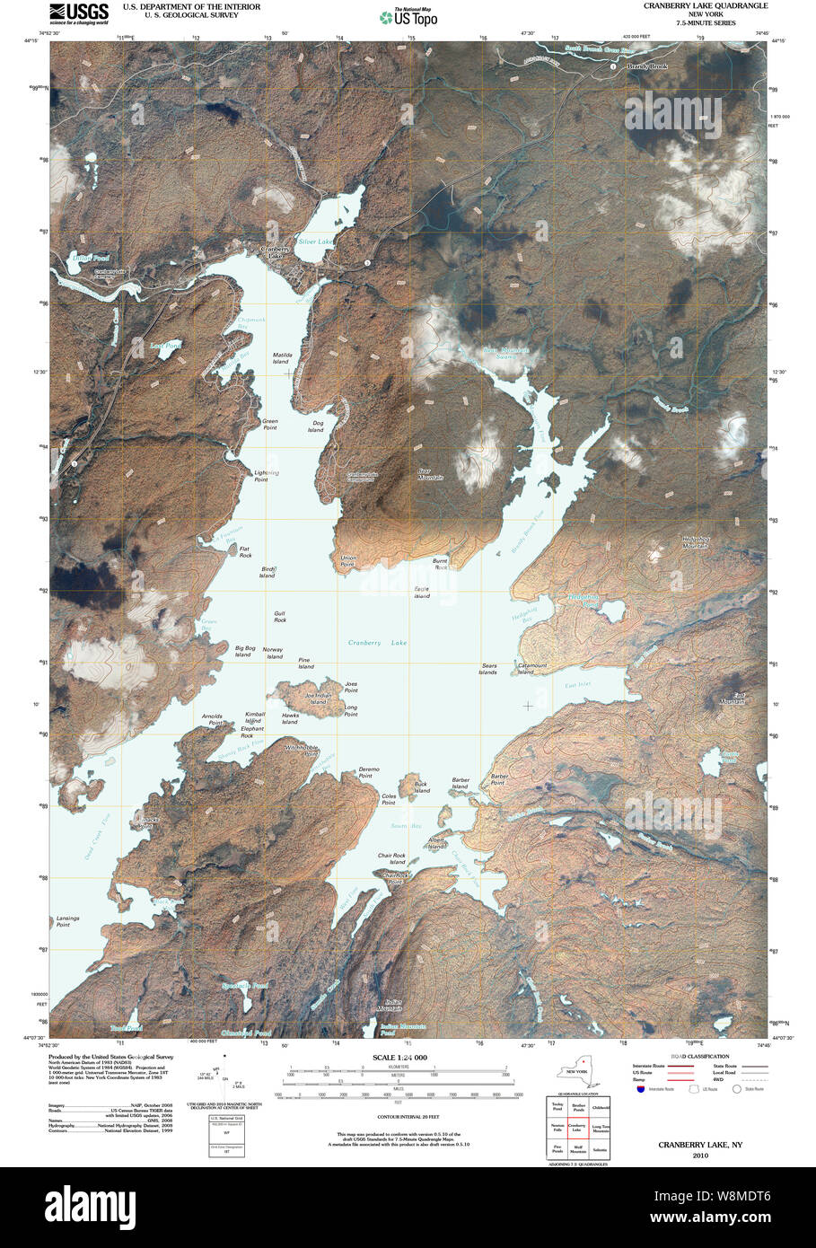 This image map depicts geographic features on the surface of the earth ...