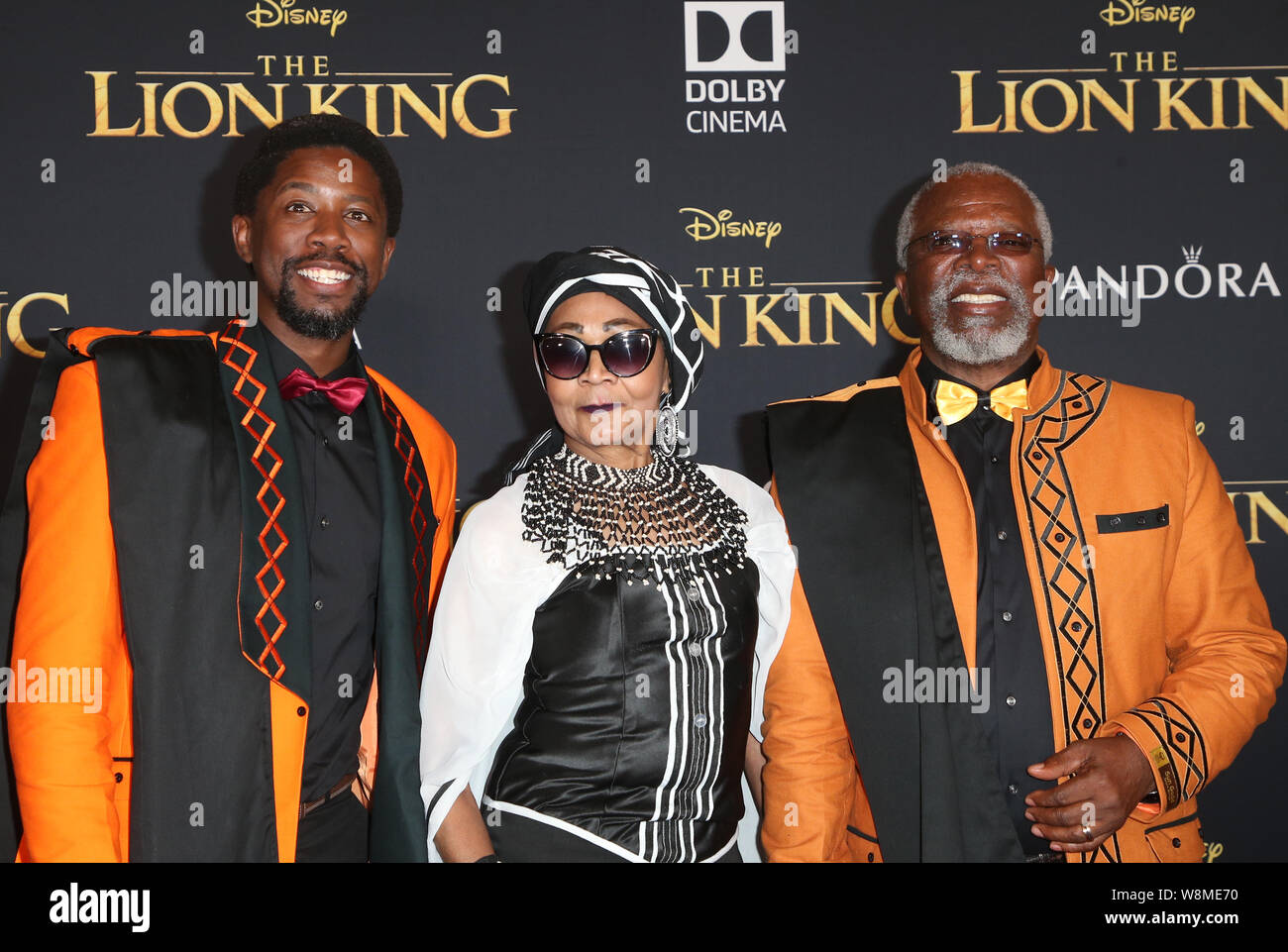 Premiere Of Disney's "The Lion King" Featuring: Atandwa Kani, Mandi ...