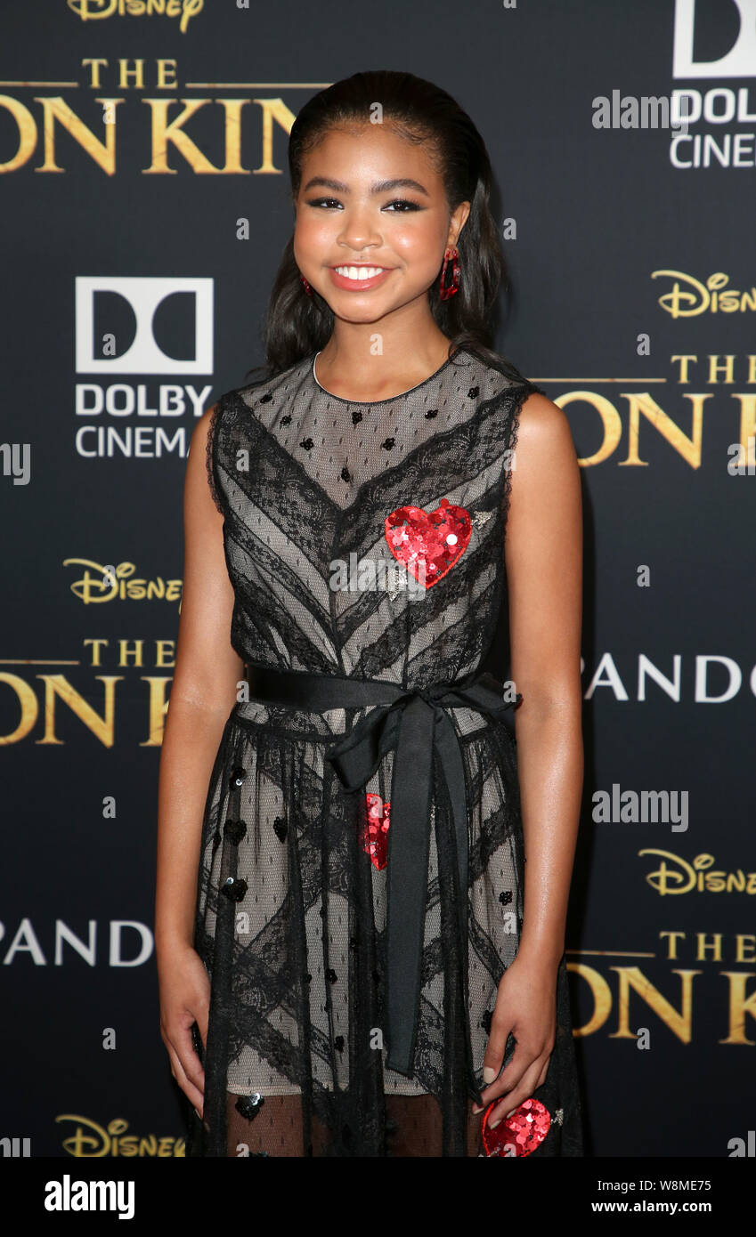 Premiere Of Disney's "The Lion King" Featuring: Navia Robinson Where ...