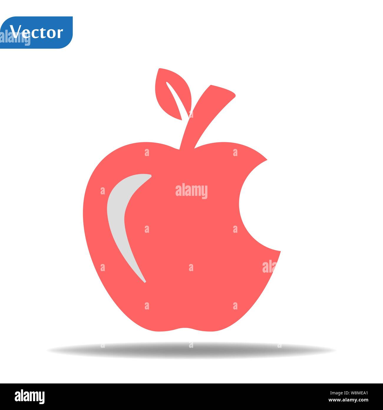 Apple Fruit Bite Icon