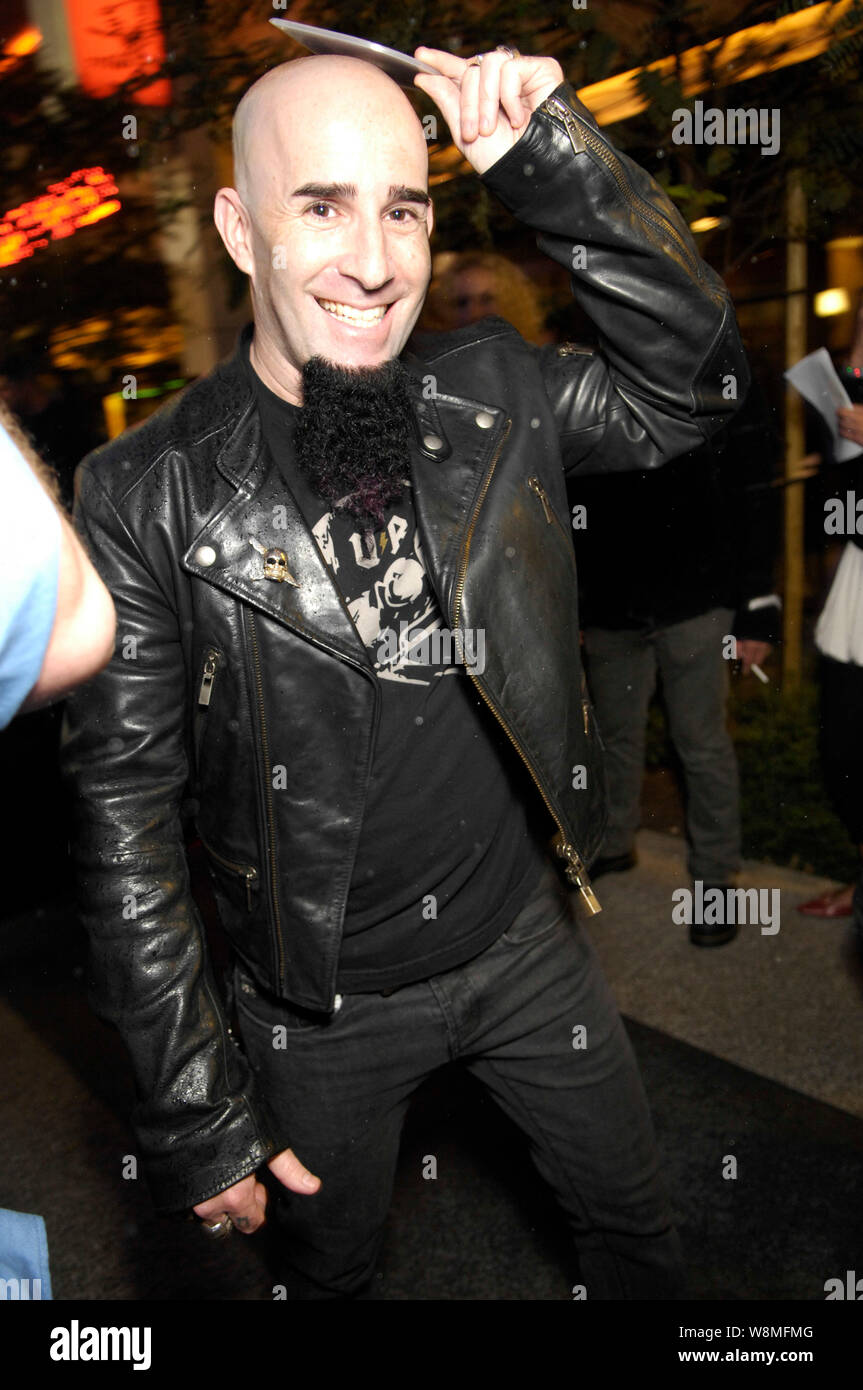 Scott Ian of Anthrax arrives at the 1st Annual Epiphone Revolver Golden ...