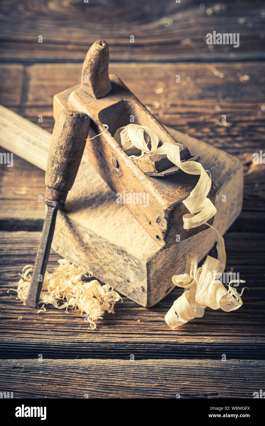 Wooden hammer planer in hi-res stock photography and images - Alamy