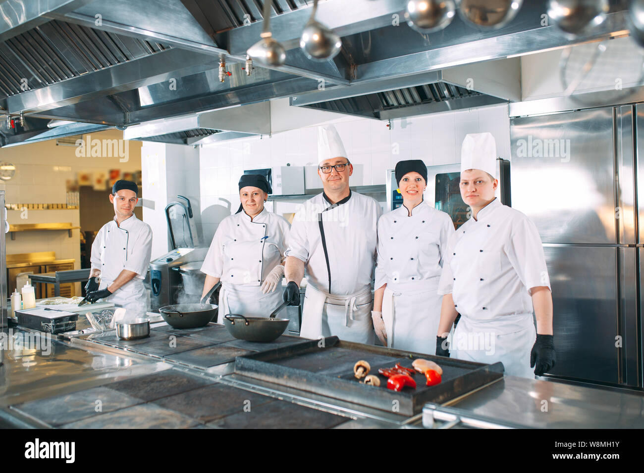Chefs uniforms hi-res stock photography and images - Alamy
